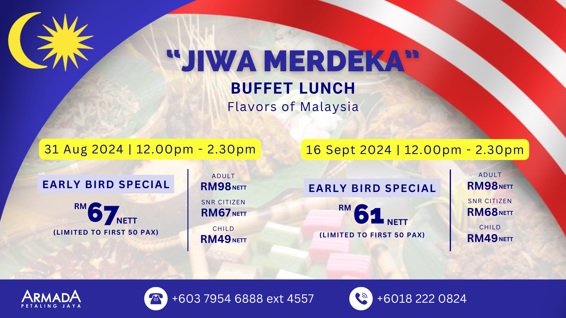 "JIWA MERDEKA" Buffet Lunch | Hotel Armada Petaling Jaya