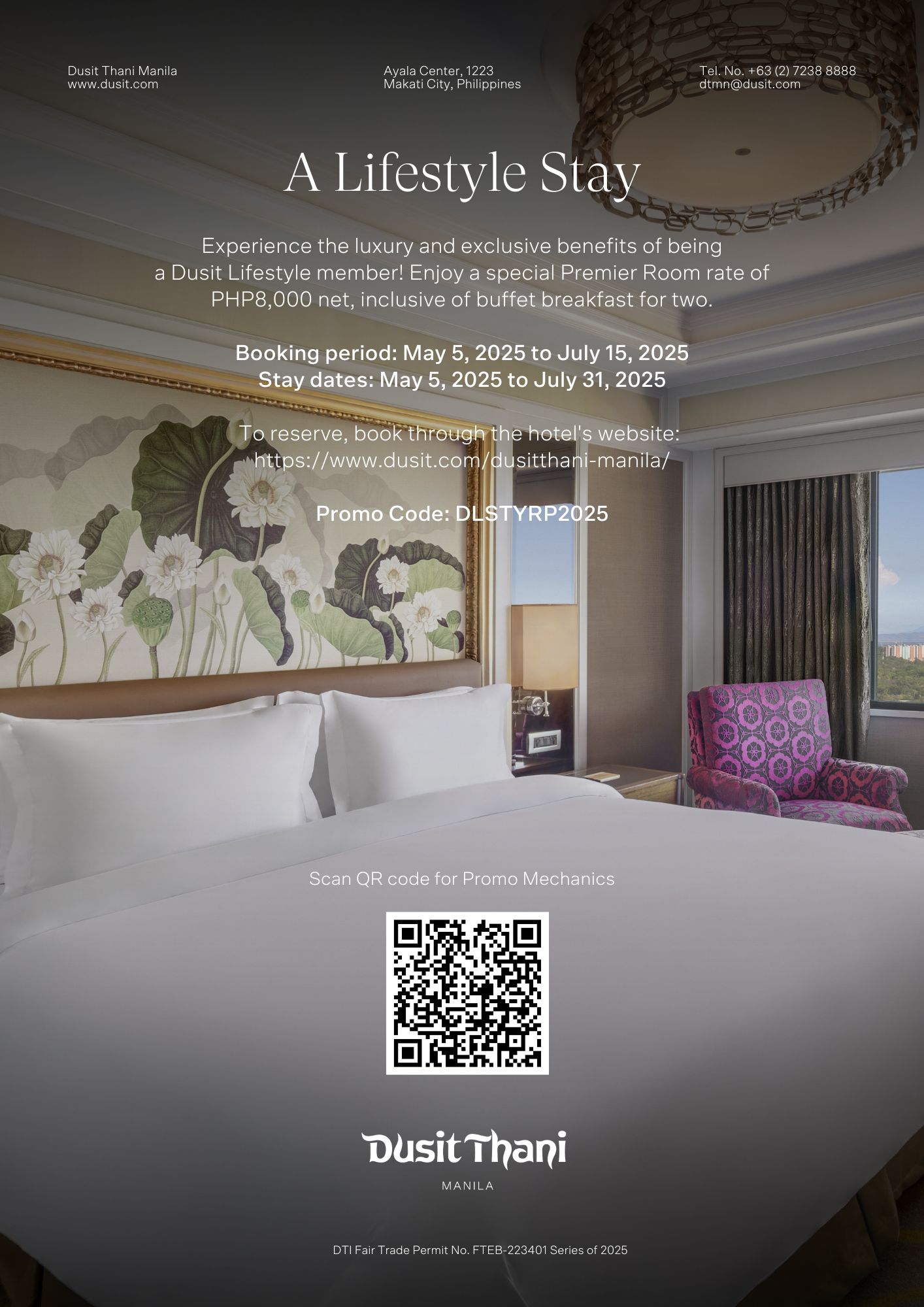 A LIFESTYLE STAY | Dusit Thani Manila Membership